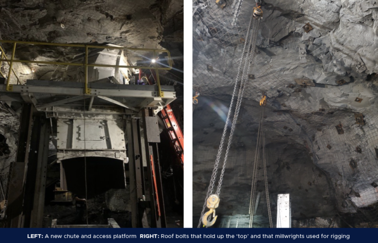 Millwrights from Local 1192 retrofit coal-mine conveyor system 12 ...