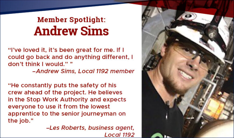 Local 1192’s Andrew Sims puts a priority on safety as superintendent ...